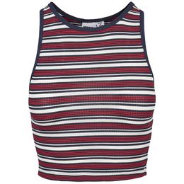 Urban Classics Tanktop Damen Gr&ouml;&szlig;e M navy / feuerrot / wei&szlig;
