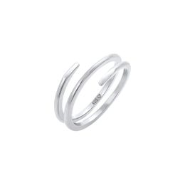 Elli Ring 'Geo' Damen Gr&ouml;&szlig;e 62 silber
