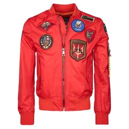 Top Gun Bomberjacke ' Beast ' Herren Gr&ouml;&szlig;e S neonrot