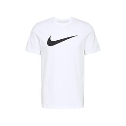 Nike Sportswear T-Shirt 'Swoosh' Herren Gr&ouml;&szlig;e XXXL schwarz / offwhite