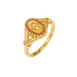 Elli Ring 'Oval Marienbild' female Gold size 54