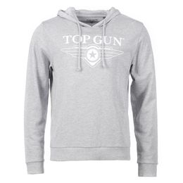 Top Gun Hoodie Herren Gr&ouml;&szlig;e S graumeliert / offwhite
