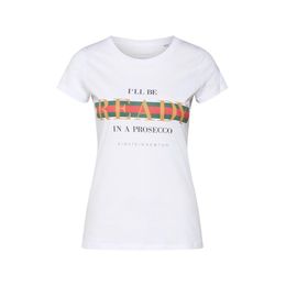 Einstein Newton EINSTEIN & NEWTON Shirts 'I'll be ready in a Prosecco' Damen Gr&ouml;&szlig;e L wei&szlig;