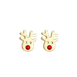 Elli Jewelry 'Hirsch' girl Gold size One Size