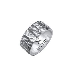 Kuzzoi Ring Herren Gr&ouml;&szlig;e 64 schwarz / silber