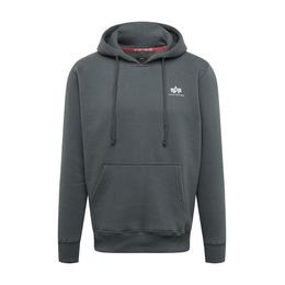 Alpha Industries Sweatshirt Herren Gr&ouml;&szlig;e XXL dunkelgrau / wei&szlig;