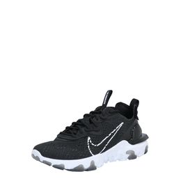 Nike Sportswear Sneaker 'React Vision' Herren Größe 42 schwarz / weiß