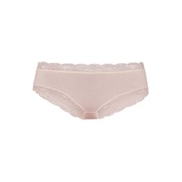 Hanro Hipster ' Cotton Lace ' Damen Gr&ouml;&szlig;e M rosa / puder