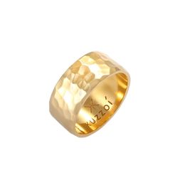 Kuzzoi Ring Herren Gr&ouml;&szlig;e 62 gold
