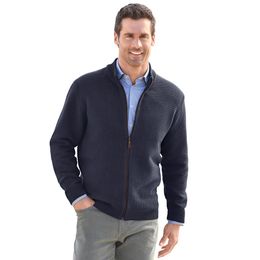 Strickjacke Marco Donati Gr. 54, blau (marine) Herren Strickjacken