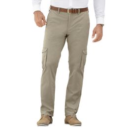 2-in-1-Hose Marco Donati Gr. 52, Normalgrößen, grau (stein) Herren Hosen Jeans