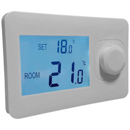 Römer Infrarot Heizsysteme Raumthermostat RF Optima easy Funk, mit LCD-Display, weiß