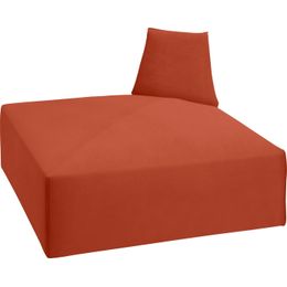 Tom Tailor Sofa-Eckelement ELEMENTS, Außenecke zur Verbindung der Sofaelemente, rot