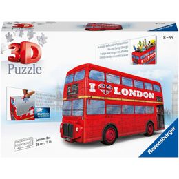 Ravensburger 3D-Puzzle London Bus, 216 Puzzleteile, Made in Europe, FSC® - schützt Wald - weltweit, bunt