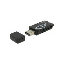 Delock Mini USB 2.0 Card Reader, Kartenleser schwarz