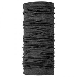 Buff - Lightweight Merino Wool - Schlauchschal Gr One Size schwarz/grau