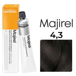 L'Oréal L'Oréal Professionnel Majirel Haarfarbe 4,3 Mittelbraun Gold - Goldgrundton 50ml