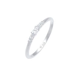 Elli Ring Damen Gr&ouml;&szlig;e 58 silber / transparent