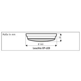 CasaFan LED-Anbauleuchte für Eco Plano II, weiß