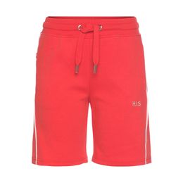H.I.S. H.I.S Shorts Damen Gr&ouml;&szlig;e 36/38 rot / wei&szlig;