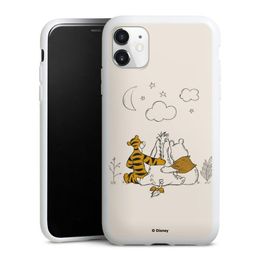 DeinDesign Handyhülle Winnie Puuh Offizielles Lizenzprodukt Disney Best Friends in Nature, Apple iPhone 11 Silikon Hülle Bumper Case Handy Schutzhülle