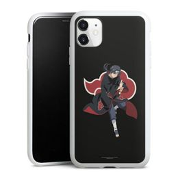 DeinDesign Handyhülle Itachi Uchiha Offizielles Lizenzprodukt Naruto Shippuden, Apple iPhone 11 Silikon Hülle Bumper Case Handy Schutzhülle, weiß