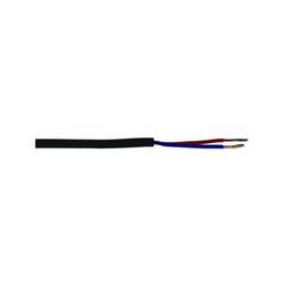Omnitronic LS-Kabel trittfest, 2x1,5mm&sup2; schwarz/100m