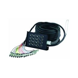 Omnitronic Multicore mit Stagebox,12IN/4OUT, XLR/XLR, 30m