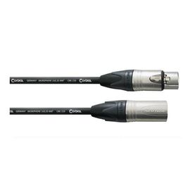 Cordial SELECT CXM 2,5 FM 2,5 m, NEUTRIK XLR female silber / XLR male silber