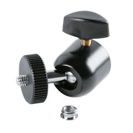 K&Ouml;NIG & MEYER K&ouml;nig & Meyer 19695 Kugelgelenk - schwarz 1/4" Au&szlig;engewinde