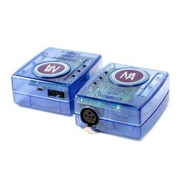 Nicolaudie SLESA-U9, 256ch, Blue, USB, 8 ports, Entry level, 20 Scenes, 1 Zone