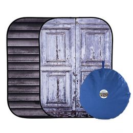 Lastolite LL LB5717 Textilhintergrund Urban (1,5m x 2,1m) Rolladen/Holztür