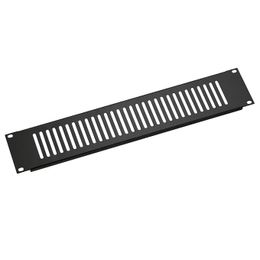 K&Ouml;NIG & MEYER K&ouml;nig & Meyer 28451/28452 19"-Frontplatte - schwarz, 2 HE, 0,46 kg