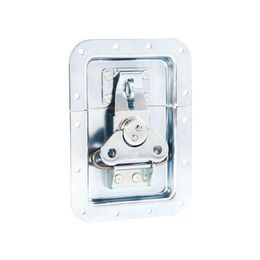 Adam Hall ah Hardware 17256 - Butterfly Verschluss gro&szlig; ungekr&ouml;pft 14 mm tief mit Vorh&auml;ngeschlo&szlig;&ouml;se