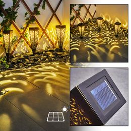 hofstein Staranzano Solarleuchte LED Gelb, Schwarz, 1-flammig