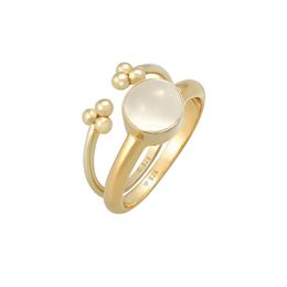 Elli Premium Ring Edelstein Ring Damen Gr&ouml;&szlig;e 56 gold
