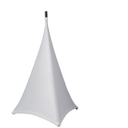 HK Audio Speaker Stand Stretch Cover 1x Stretch Cover, 3-seitiges wei&szlig;es Stativ Segel