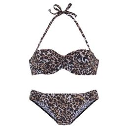Lascana Bikini female Brown size 40