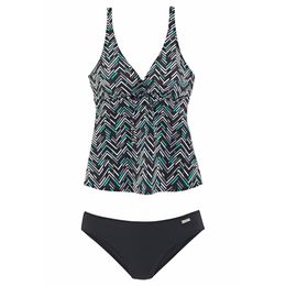 Lascana Tankini Damen Gr&ouml;&szlig;e M schwarz / wei&szlig;