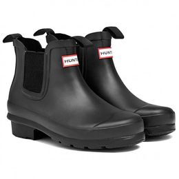 Hunter Boots - Kid's Original Chelsea - Gummistiefel 32 | EU 32 grau/schwarz