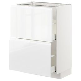 IKEA METOD / MAXIMERA Unterschrank mit 2 Schubladen