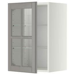 IKEA METOD Wandschrank mit Böden/Glastür