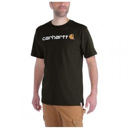 Carhartt - Core Logo S/S - T-Shirt Gr S schwarz