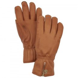 Hestra - Leather Swisswool Classic 5 Finger - Handschuhe Gr 7 braun