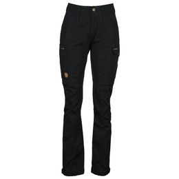 Fjällräven Fjällräven - Women's Kaipak Trousers Curved - Trekkinghose Gr 38 - Fixed Length schwarz