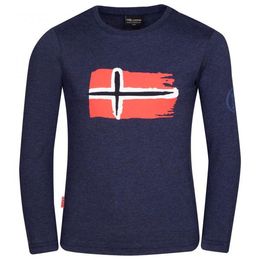 Trollkids - Kid's Oslo - Longsleeve Gr 140 blau