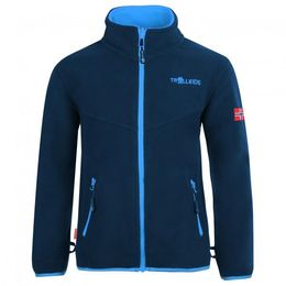 Trollkids - Kids Oppdal Jacket XT - Fleecejacke Gr 110 blau