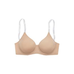 Nuance By Lascana T-Shirt-BH Damen Gr&ouml;&szlig;e 85 beige Sommerkleid