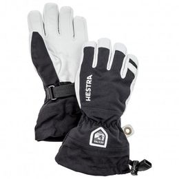 Hestra - Kid's Army Leather Heli Ski 5 Finger - Handschuhe Gr 3 grau