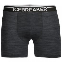 Icebreaker - Anatomica Boxers - Merinounterwäsche Gr S schwarz